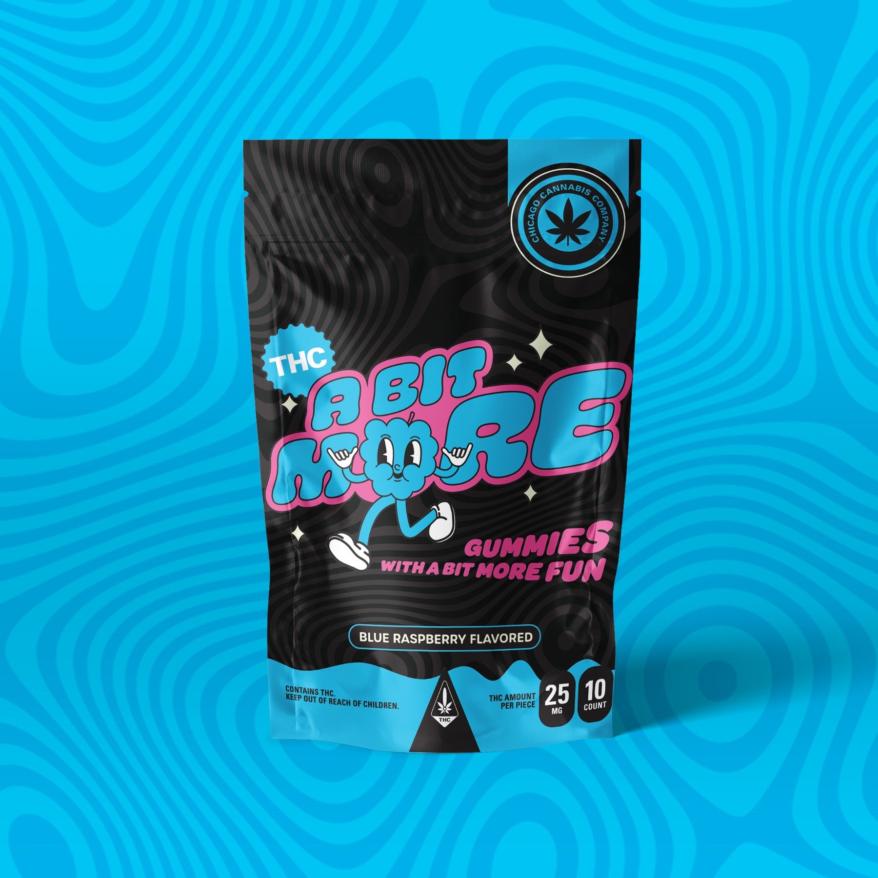 A Bit More Gummies: Blue Raspberry (250mg) – Chicago Cannabis Company