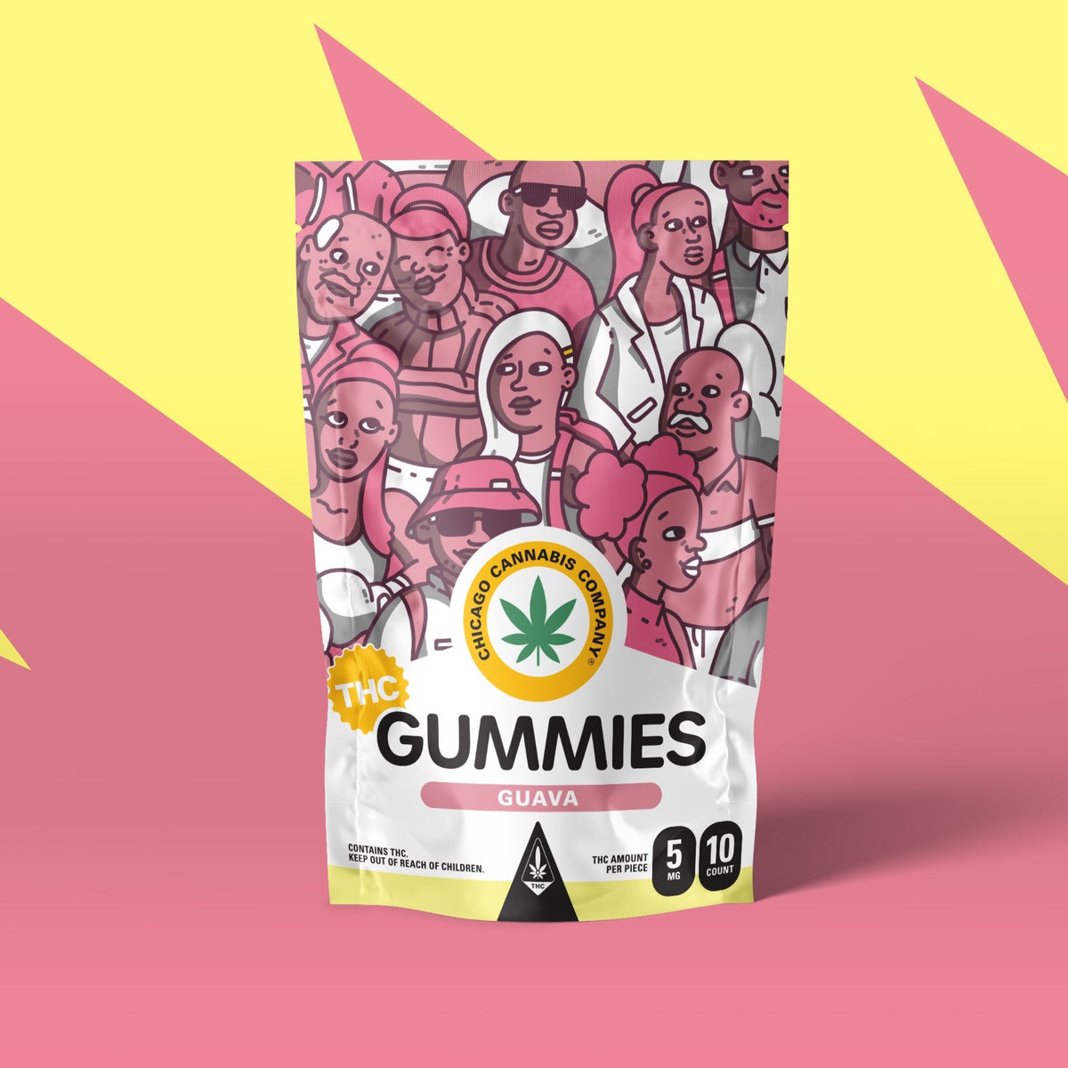 THC Gummies: Guava (50mg) – Chicago Cannabis Company